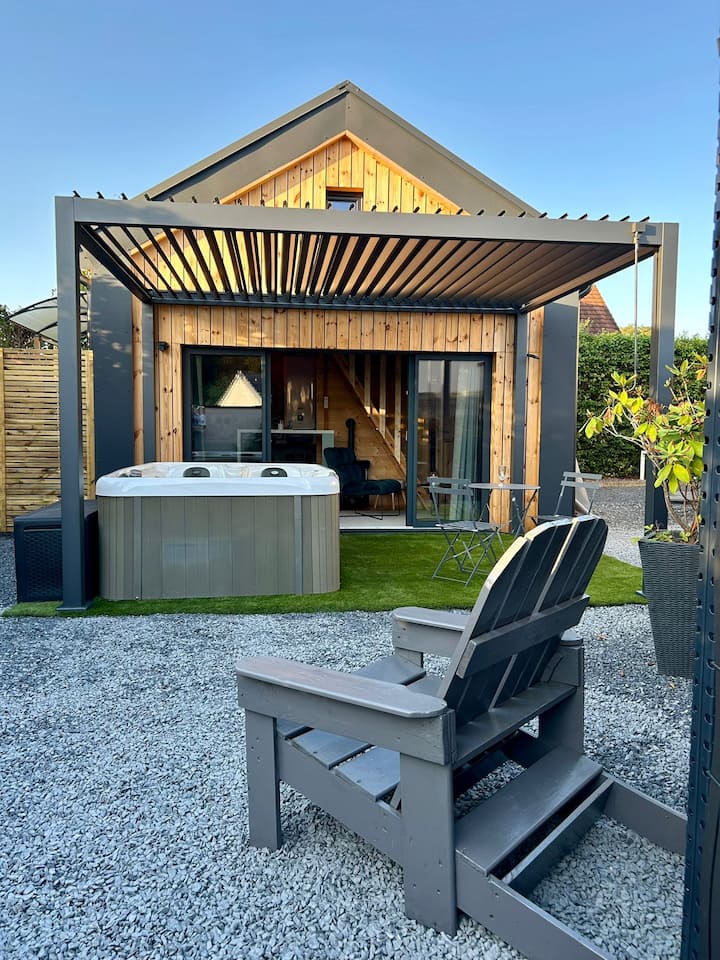 ÉVasion Cosy Dans Un Chalet Avec Spa - Normandy