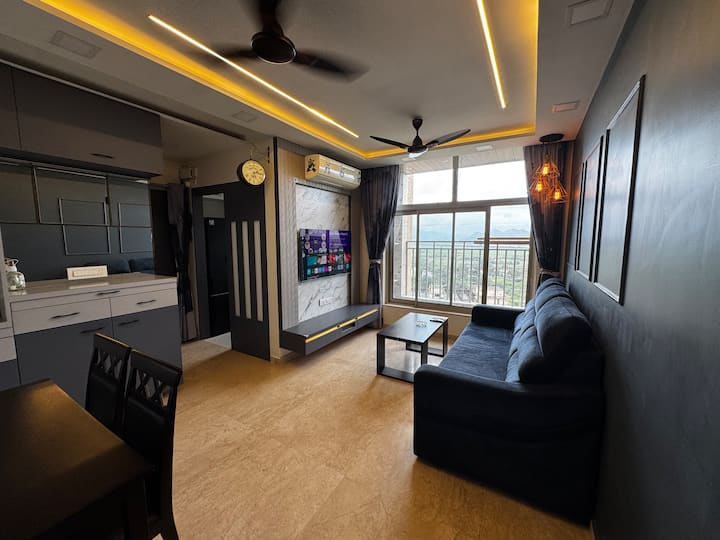 Premium 1bhk Stay | Dual Ac’s | Kitchen | Netflix - Thane