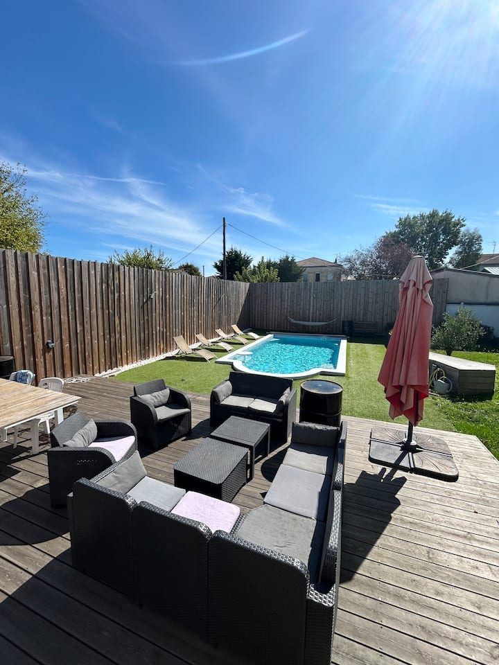 Chambre Privée - Loisirs - Tram Et Gare - Pessac