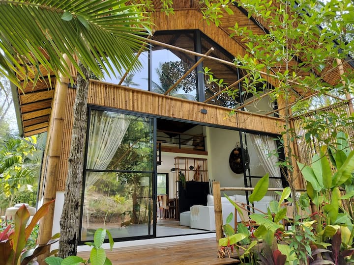 1br Bamboo Villa • Pool • 7 Min Malibu Beach - Ko Pha-ngan