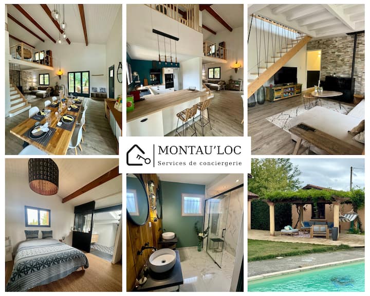 Maison De Charme Tout Confort Avec Piscine - Montauban