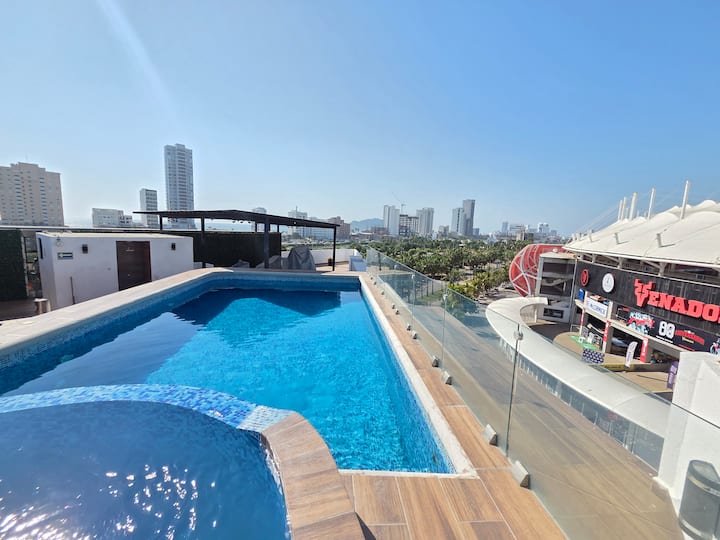 Depto. Frente Al Estadio De Beisbol Mazatlán - Mazatlan