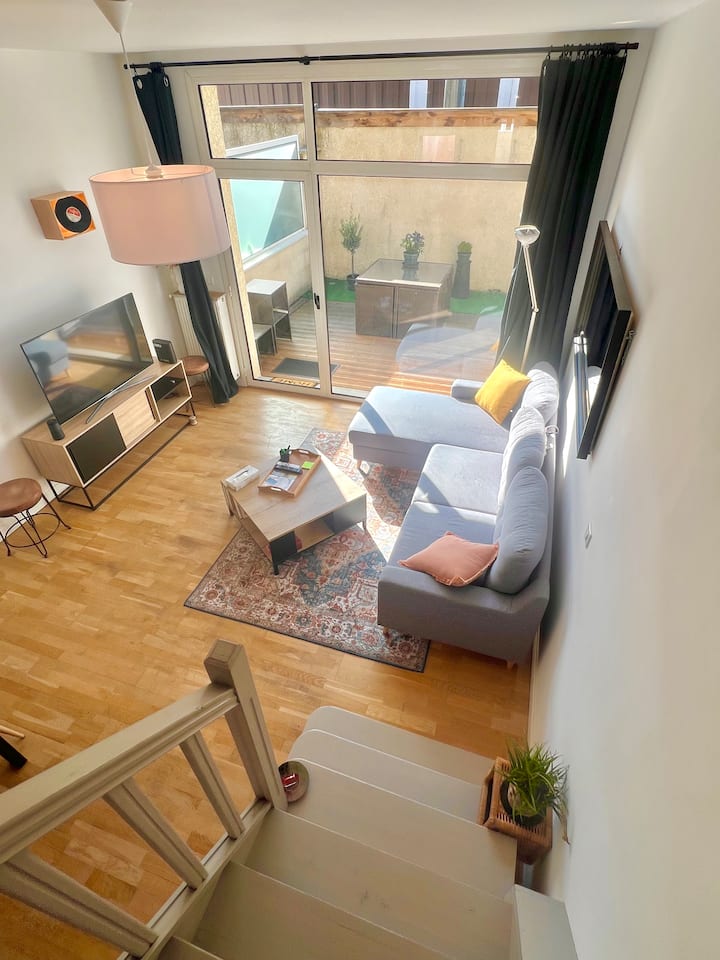 Charmant Duplex Urbain Entre Cure Gare Lac à Aix - Aix-les-Bains