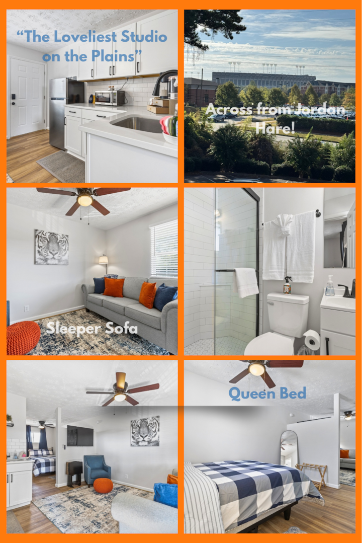Loveliest Studio On The Plains | Walk To Stadium - Auburn, AL