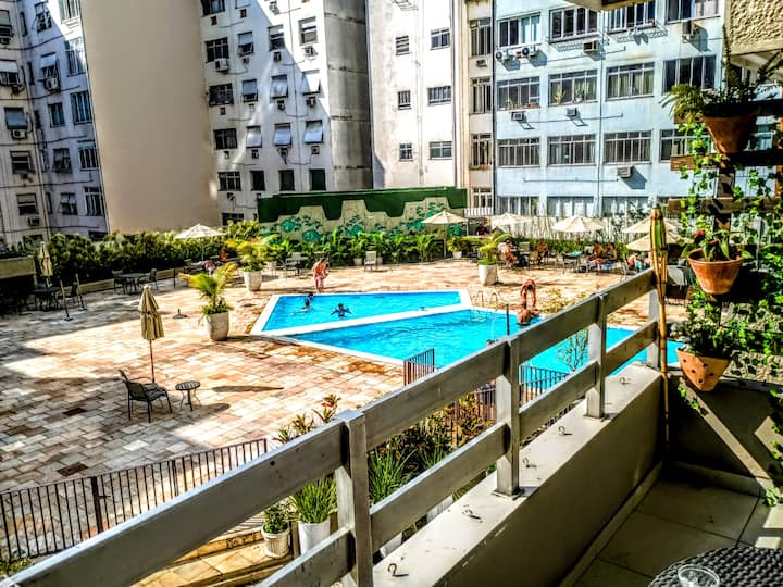 Apart Hotel No Coração De Copacabana! - Rio de Janeiro