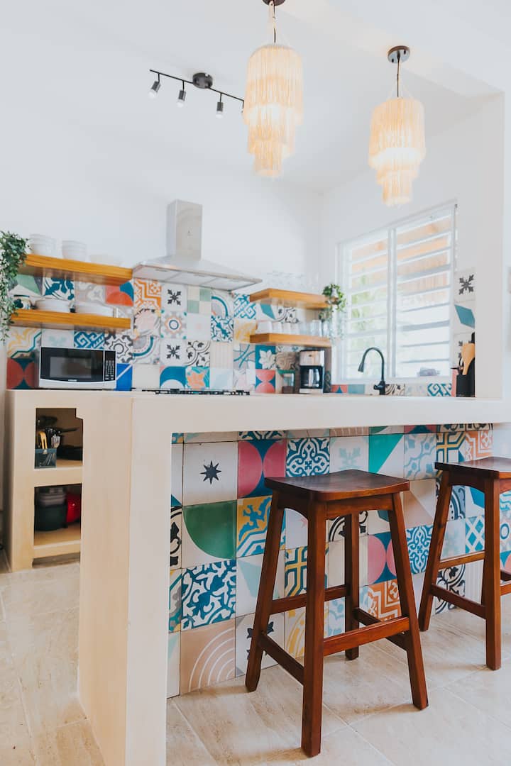 Casa Flor De Oro- 2bdr/pool/bikes - Puerto Morelos