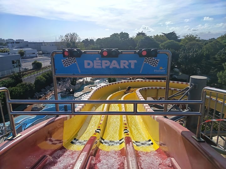 Mobil Home 3ch Climatisé Vip Avec Piscine Et Plage - Canet-en-Roussillon