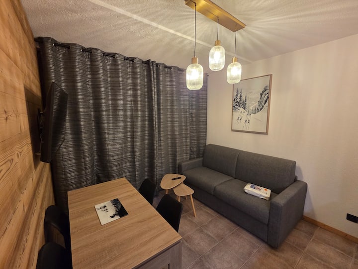 Studio Rénové 4p, Vue Station, Parking Et Navette - Montgenèvre