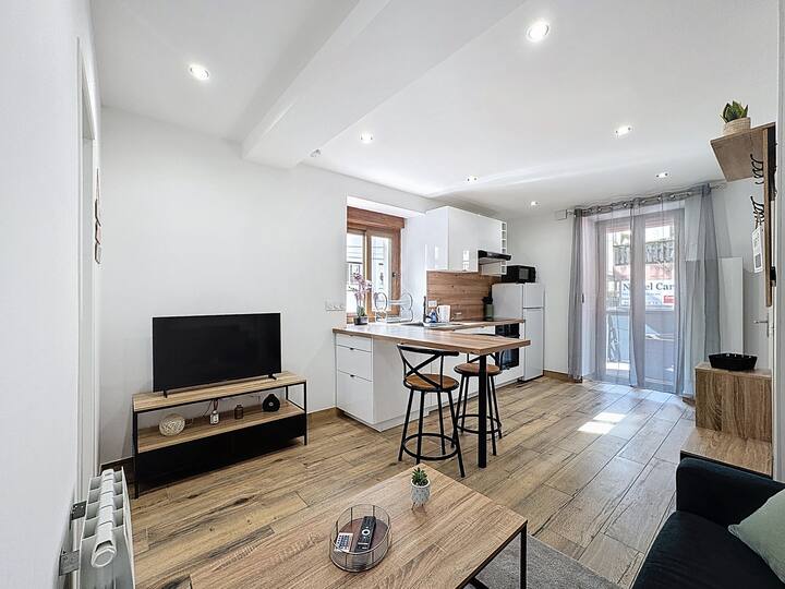 T2 Cosy - Balcon - Gare - Centre - Wifi - Smart Tv - Confort
