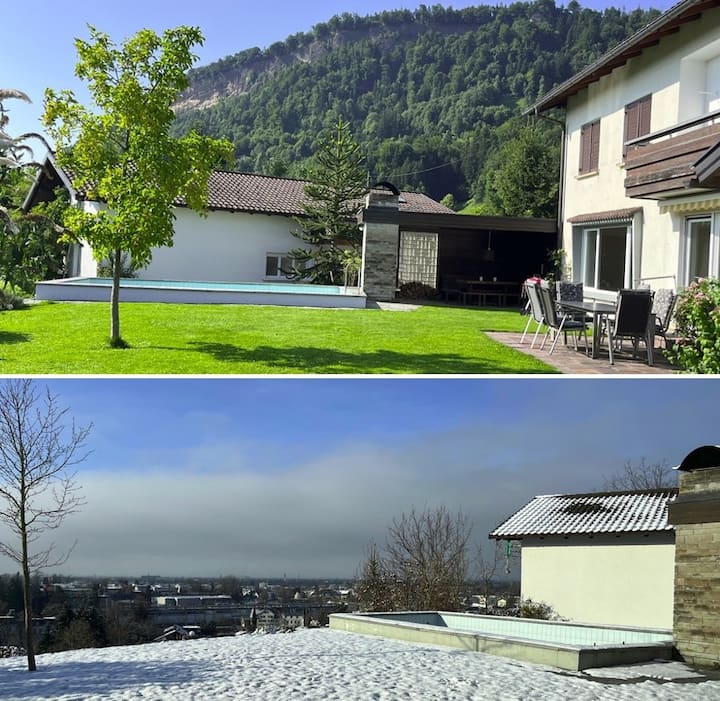 Attraktives Haus Bei Bregenz Mit Pool Und Aussicht - Bregenz