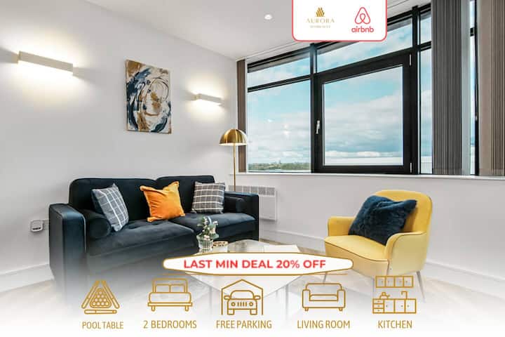20% Off Weekly  Luxury 2br W Parking  Sleeps 6 - Twickenham