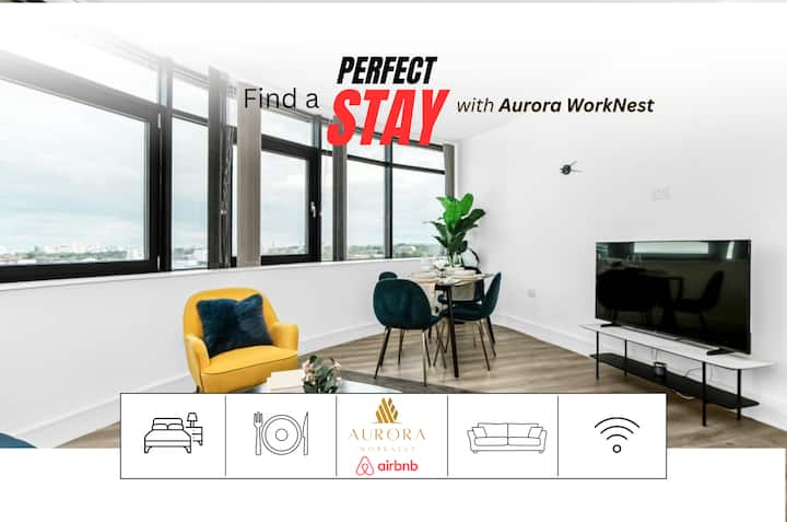 Early Bird Deal 15%: Modern 2br By Kew + Parking - Brentford