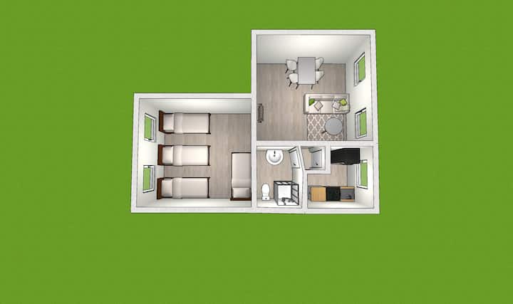 Emas 7, Apartment Mit 4 Einzelbetten - Kempen