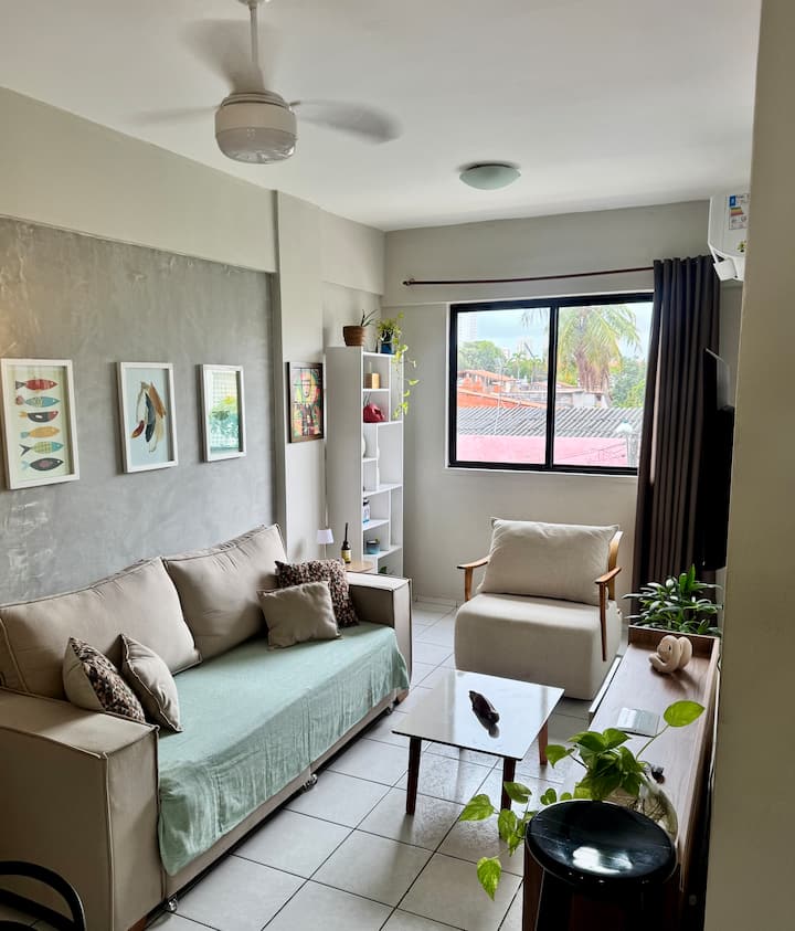 Flat Aconchegante Próximo  Beira-mar De Fortaleza. - Fortaleza