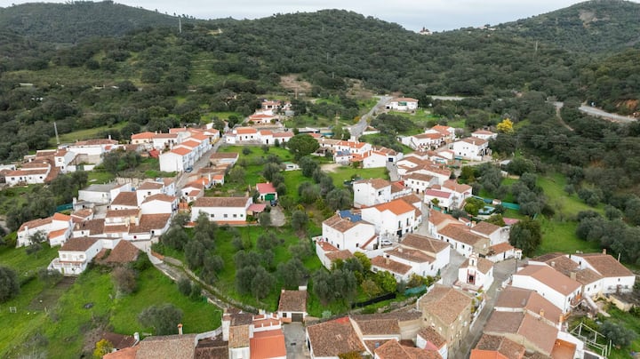 Los Montes 2br | Barbacoa | Chimenea | Piscina - Fuenteheridos