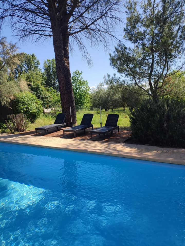 Chambre Confortable Dans Un Cadre Verdoyant - Anduze