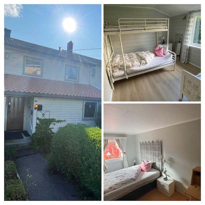 Koselig Rekkehus, Romslig Med Elbil Lader - Kristiansand