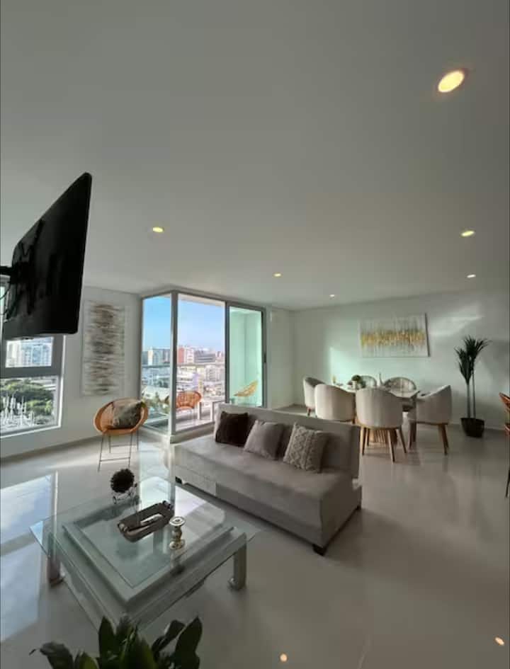 3 Hab 10 Piso Balcón Altoprado Apartamento Piscina - Barranquilla