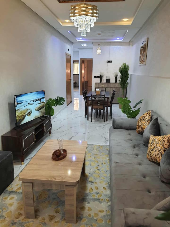 Meknes Centre : Appart Neuf Moderne, 2 Ch + Balcon - Meknes