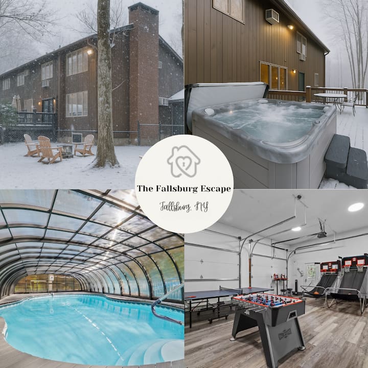 Indoor&year Round Heated Pool/hot Tub/gameroom - Monticello, NY
