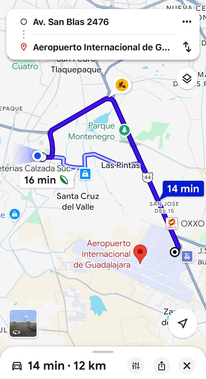Departamento A 30 Min Estadio Y 20 Min Aeropuerto. - Miguel Hidalgo y Costilla Guadalajara Airport (GDL)