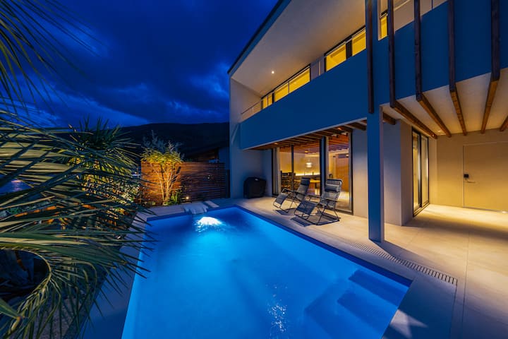 Wadatsumi〜波音に包まれる貸別荘〜 プライベートサウナ・プール付き一棟貸 - Fukuoka