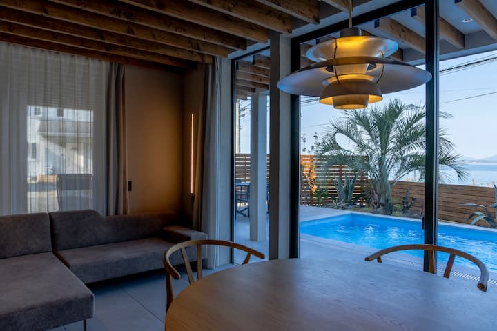 Wadatsumi〜波音に包まれる貸別荘〜 プライベートサウナ・プール付き一棟貸 - Fukuoka