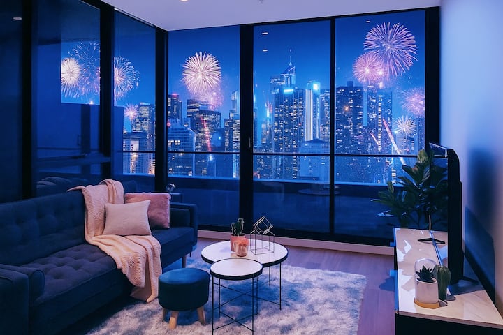 Cityscape Walking To Marvel Freeparking Pool Gym - Melbourne