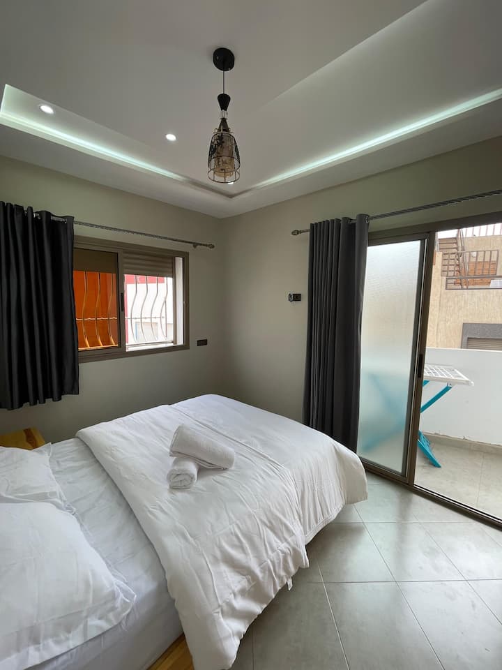 [2] Azul House شقة بشرفة مشرقة. - Imsouane