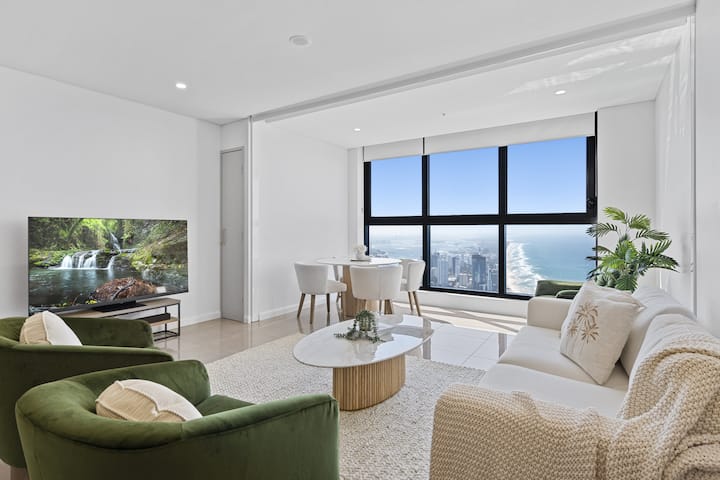 Comfy 2 Bedroom Sky Unit With Ocean Views - Q Stay - Surfers Paradise