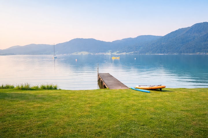 Privater Badeplatz Direkt Am Attersee-haus Für 8 - ヴォルフガング湖