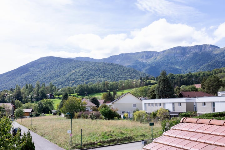 L’horizon Jura | Calme, Jardin & Vue Montagne - Mijoux