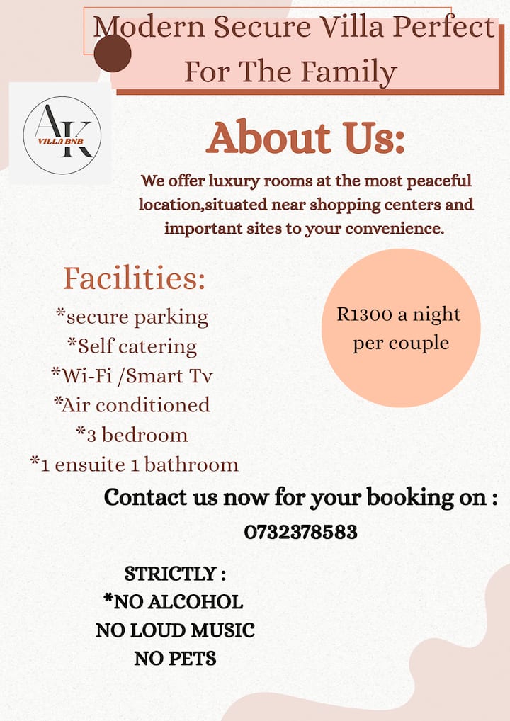 Ak Villa Bnb #786 - Durban