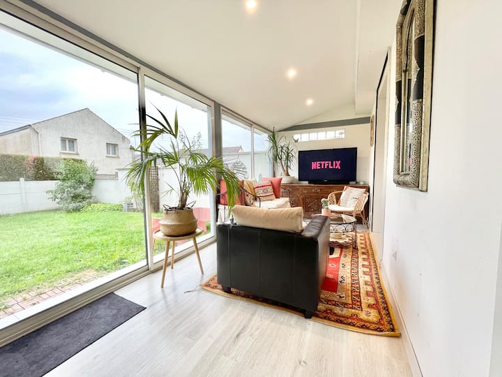 Maison La Palmeraie Jardin Au Calme, Gare à 5 Min - Mantes-la-Jolie