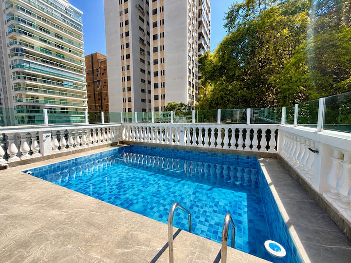 Cobertura Pitangueiras Com Piscina Privativa - Guarujá