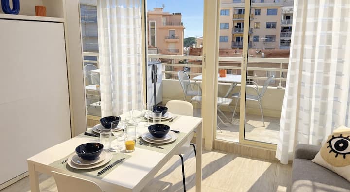 Roquebrune - Parking - Bord De Mer - Terrasse & Ac - Roquebrune-Cap-Martin