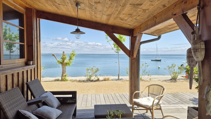 Charmante Maison Bois Au Bord De L'eau - Bassin d'Arcachon