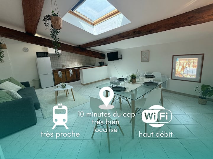 La Parenthèse Bleue - Proche De La Gare - Agde