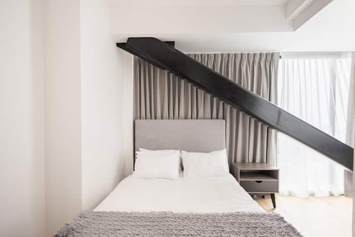 Loft Piso Alto.ubicadísimo. Gym Y Piscina En Roof. - Mexico