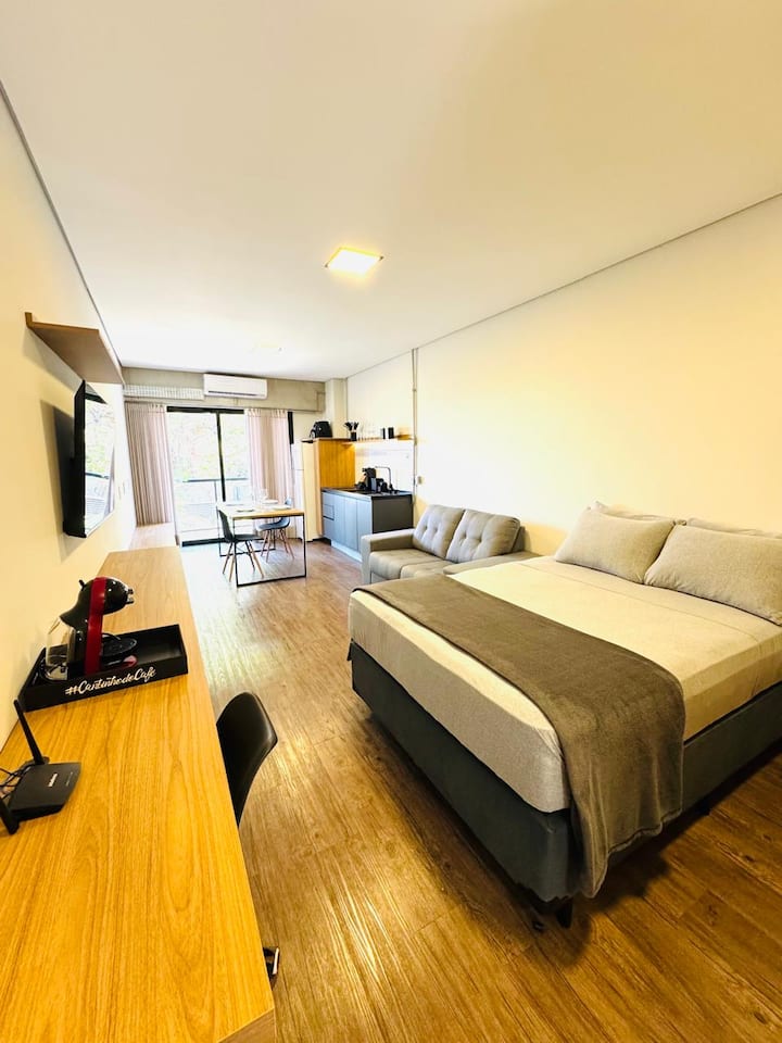 Studio - Espaçoso, Moderno E Novinho! - Campinas