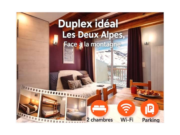 Joli Duplex - 6 Pers - 100m Pistes Et Commerces - Les Deux Alpes