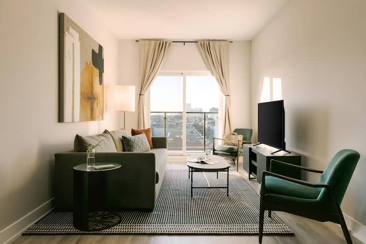 Sosuite | Balcony 1bed Apt W City View, Roof Deck - Philadelphie, PA