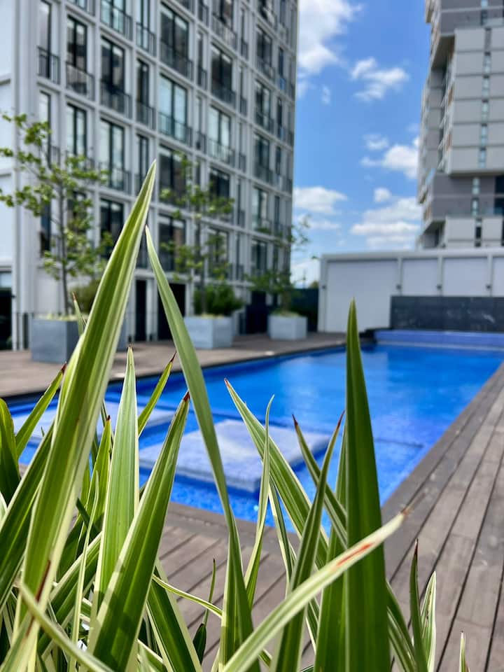 Modern 2br East Ventura Alberca & Gym Zona Real - Mexico