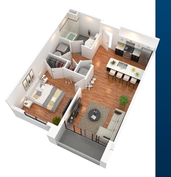 Spacious 1 Bedroom Apartment With King Bed - Philadelphie, PA