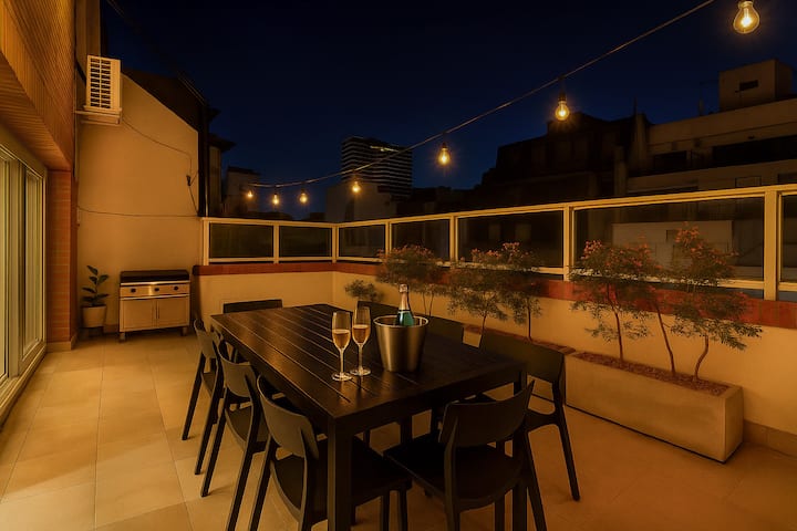 Penthouse · Cañitas · Jacuzzi · Terrace · Grill - Buenos Aires