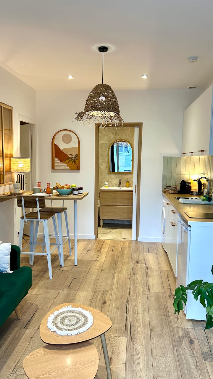 • 𝑪𝒂𝒔𝒂 𝘼𝙡𝙗𝙖 •T2 Cosy + Parking Privé - Saint-Chamond