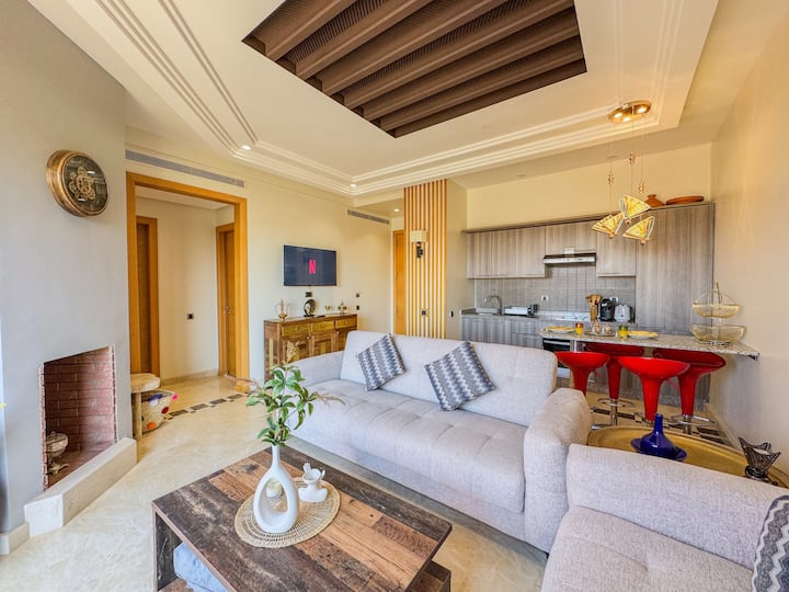 Appartement Piscine Pour Femme Et Jeux Enfants - Marrakech