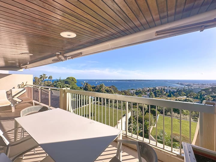 125m2 - Vue Mer Panoramique, Dernier éTage - Antibes