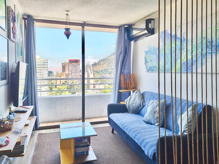 Panoramic View! Central Location, Air-conditioned - Santiago