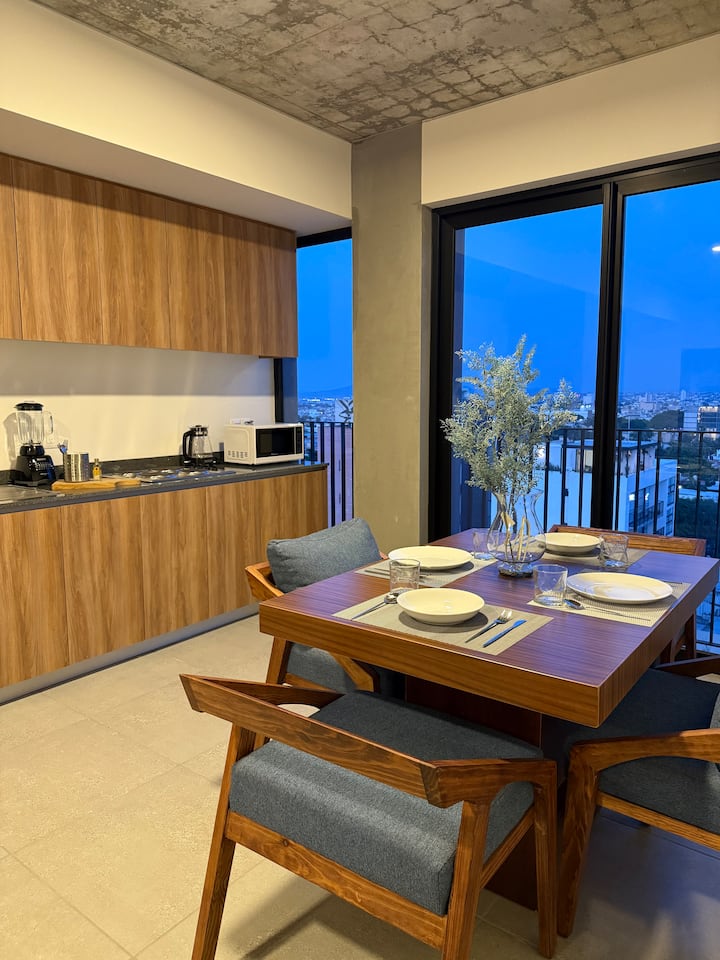 Loft Moderno C/ Vista Panorámica En Col. Americana - Guadalajara, México